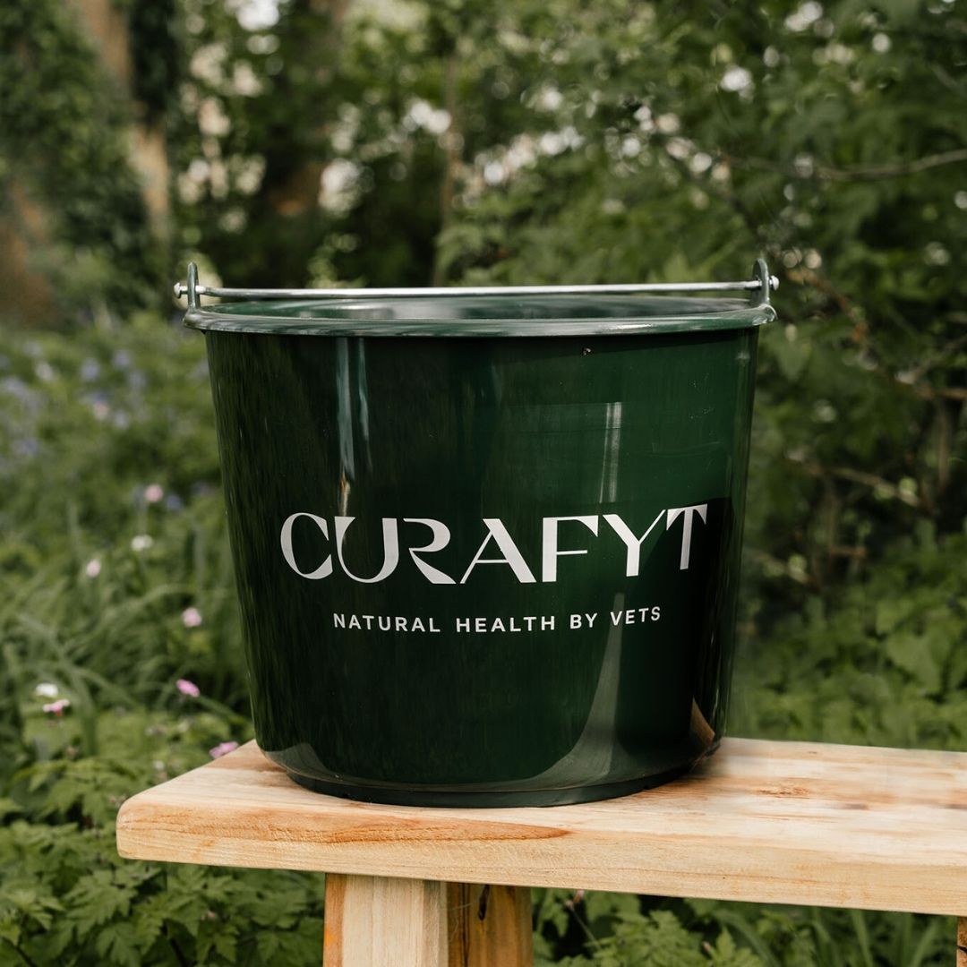 Horse Bucket Curafyt | Dark Green | 12 Litre